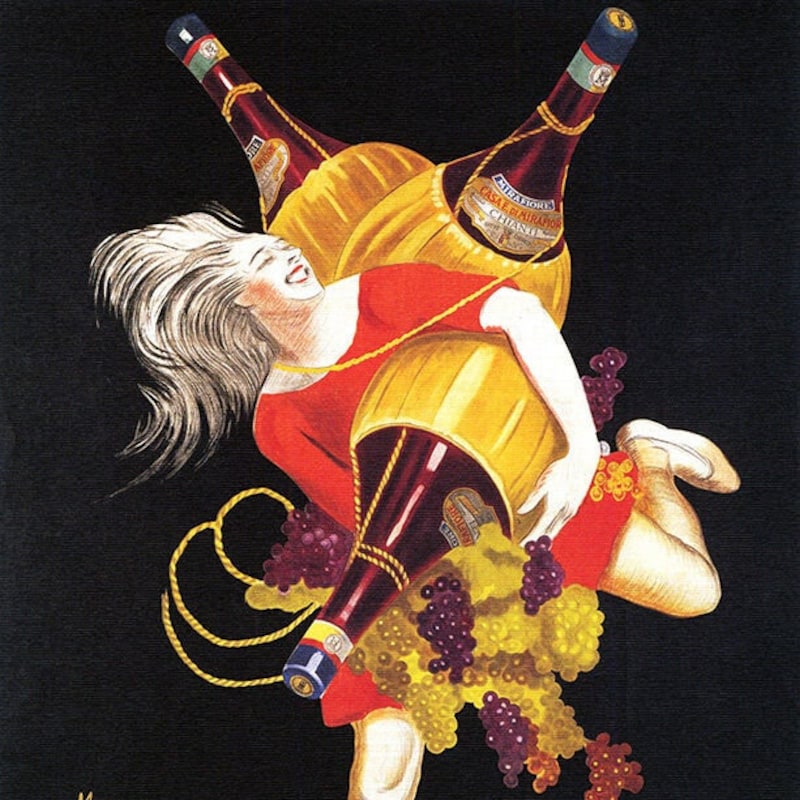 Poster Vintage Chianti - Etsy