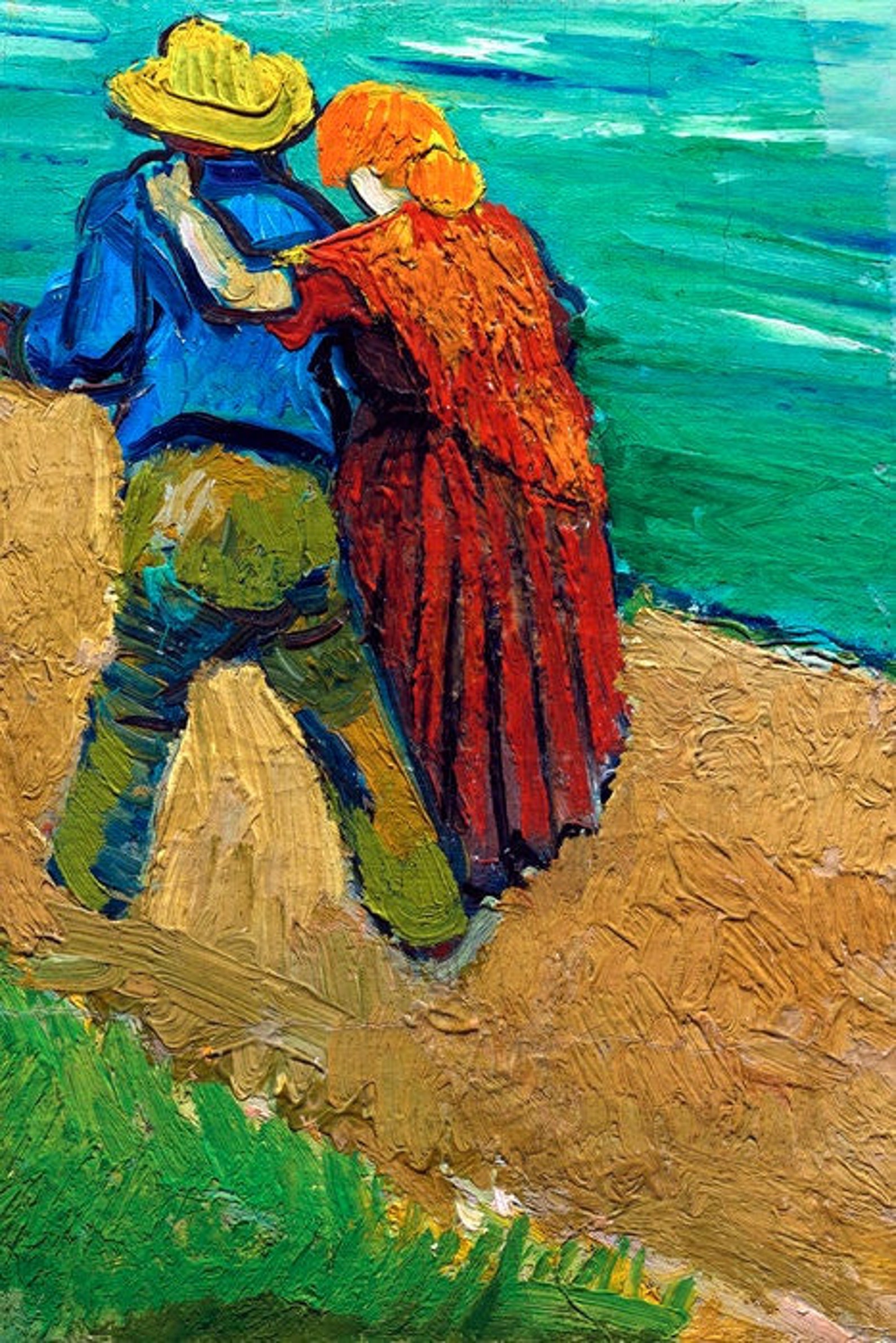 Two Lovers 1888 Couple Romance Impressionism Painting by Vincent Van ...