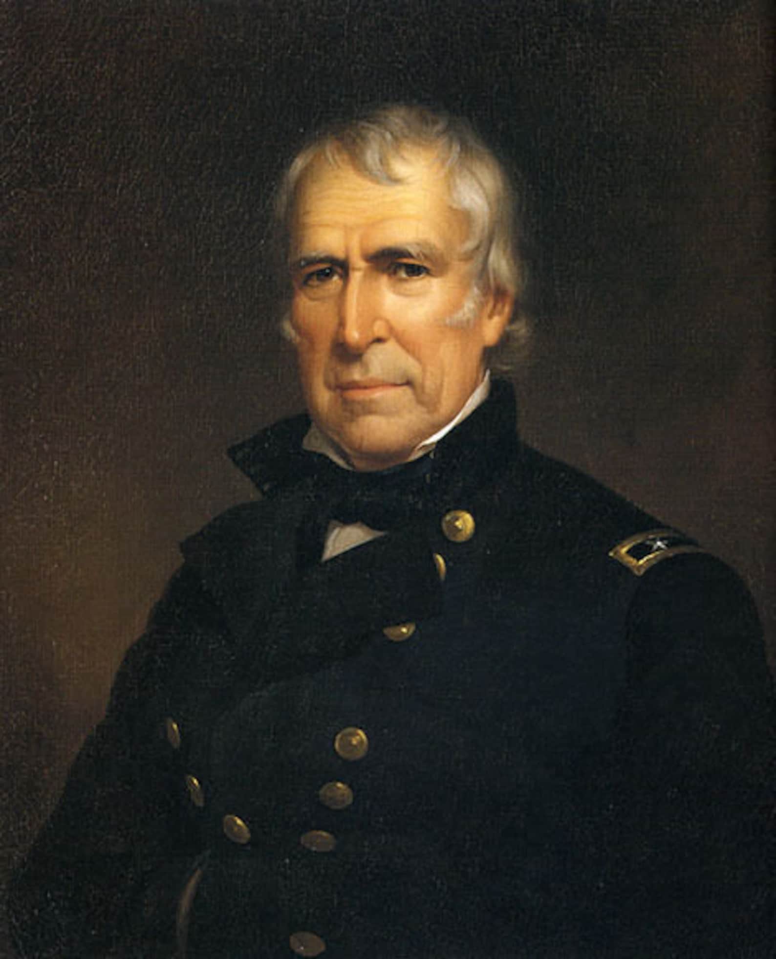 1784 Zachary Taylor Usa President Portrait American Painting | Etsy