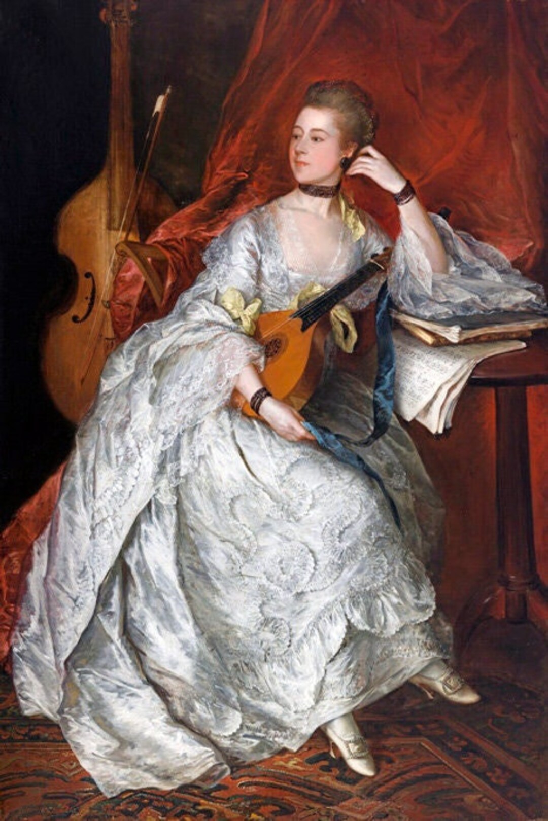 Ann Ford Virtuoso on the English Guitar Singer Music 1760 by ...