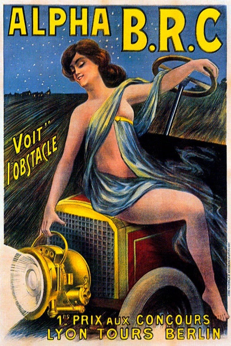 Alpha Brc Automobile Headlight Woman Car Sees the Obstacles - Etsy