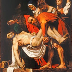 The Entombment of Christ Biblical Religion 1603/04 Painting by ...