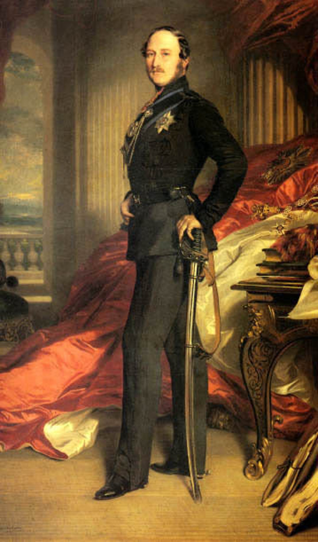 Prince Albert Consort Painting by Franz Xaver Winterhalter on Canvas ...