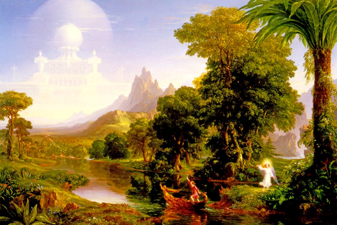 The Voyage of Life Youth Stages of Human Life Painting by Thomas Cole ...