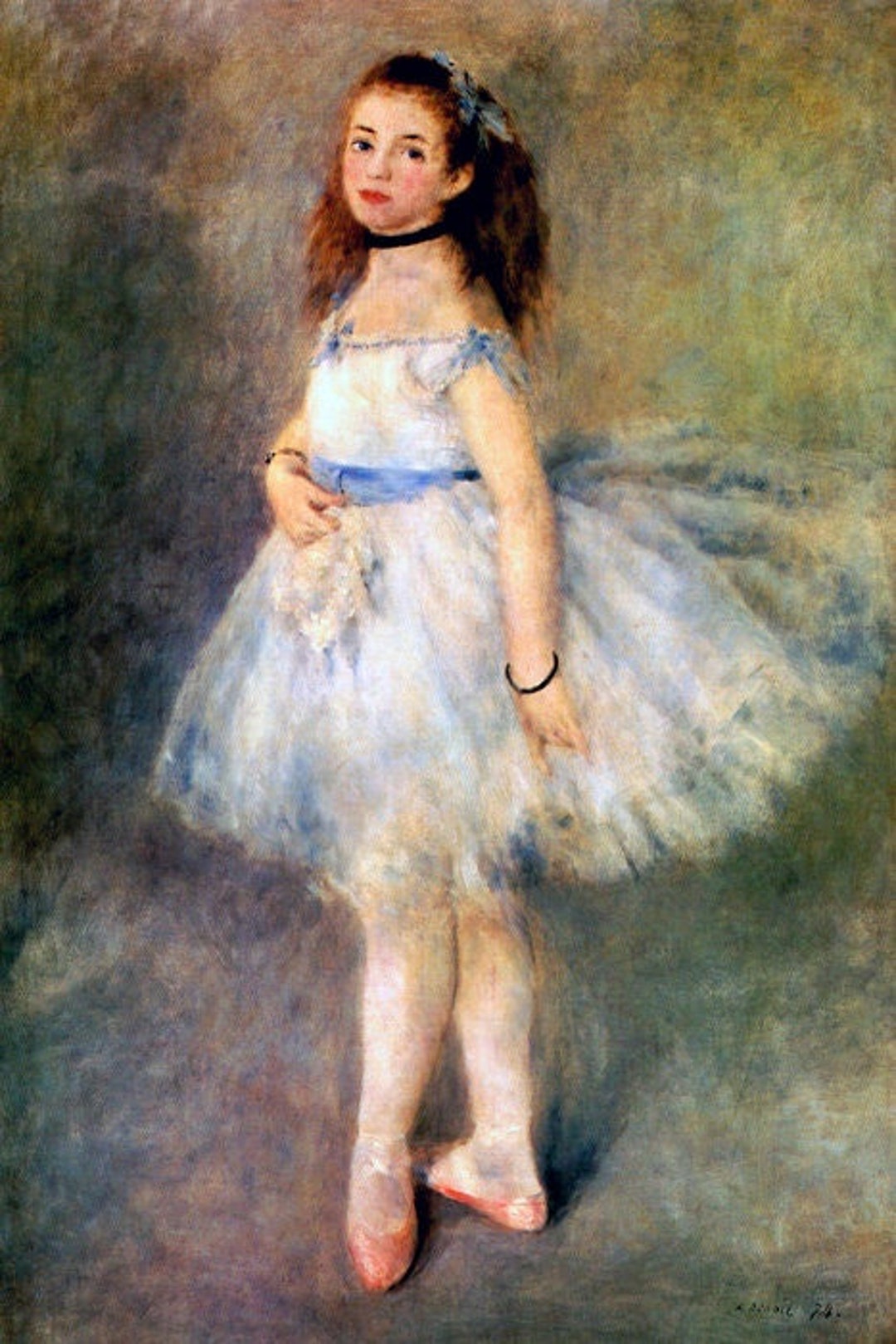 The Dancer Ballerina Ballet Dance 1874 by Pierre Auguste Renoir Repro ...