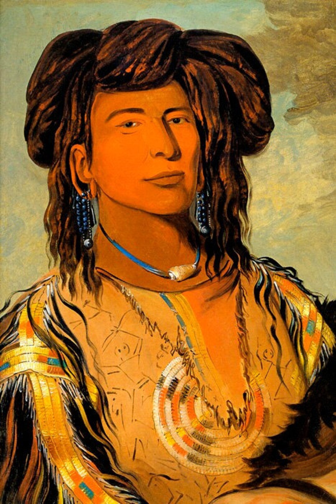 Western Sioux Lakota Chief Miniconjou Tribe American Indian George ...