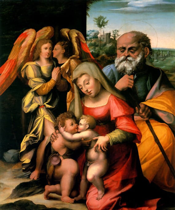 Baby Jesus And Angels