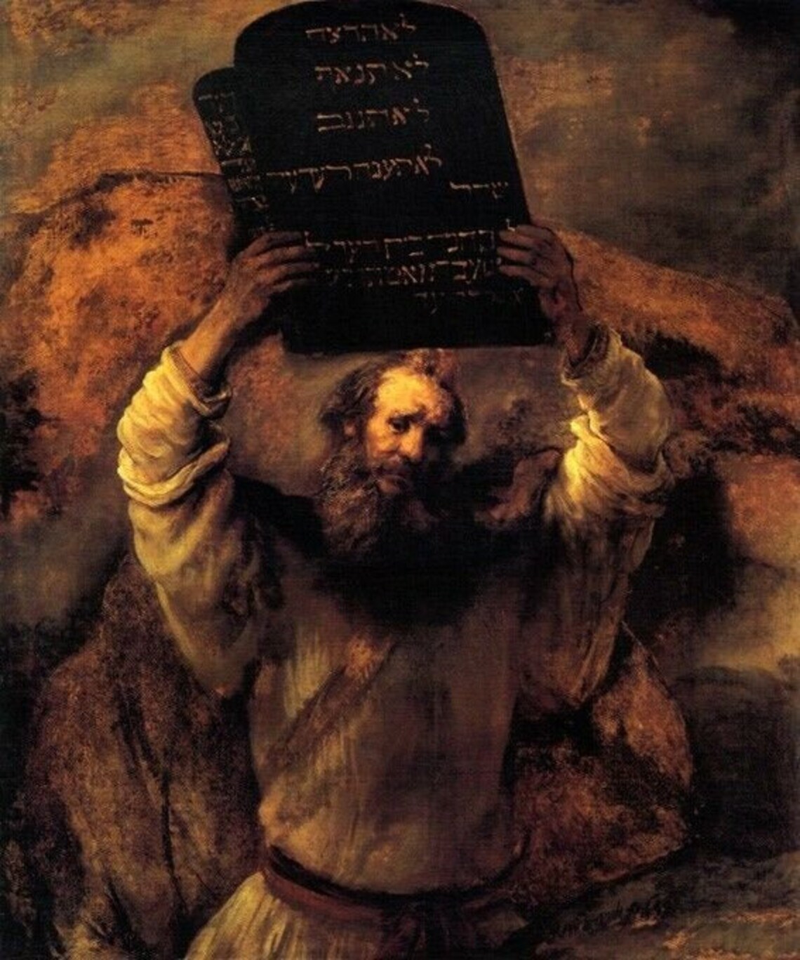 Moses Smashing the Tablets of the Law Biblical 1659 Painting - Etsy