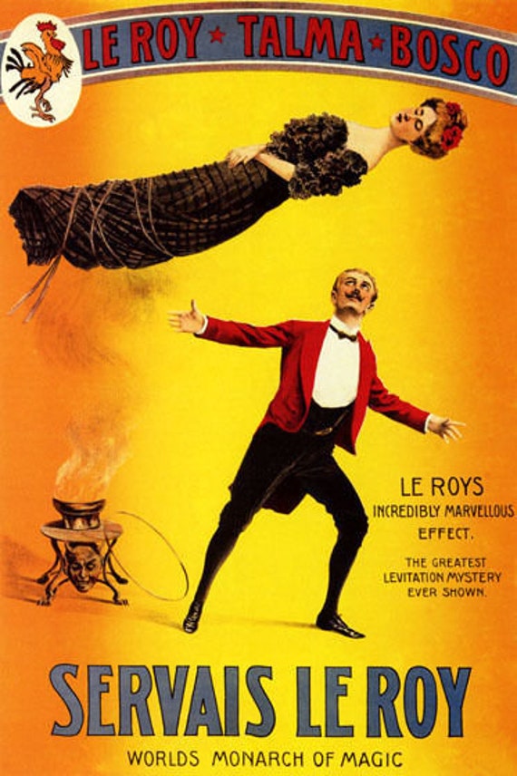 Magic Servais Le Roy Talma Bosco Great Levitation Mystery - Etsy