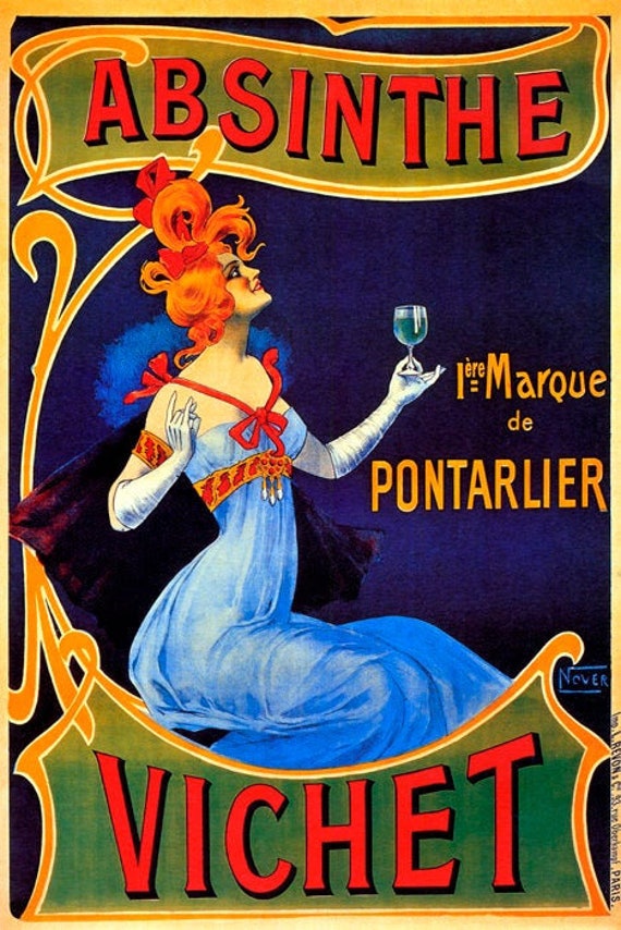 Vintage French Posters Absinthe