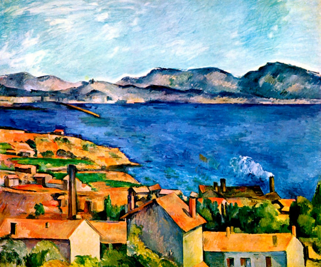The Bay of Marseilles Seen From L'estaque France Impressionism by ...