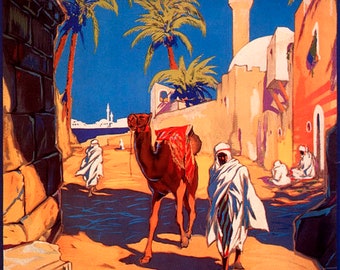 Vintage Libya Poster - Etsy