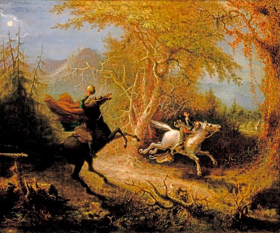 Ichabod Crane And The Headless Horseman