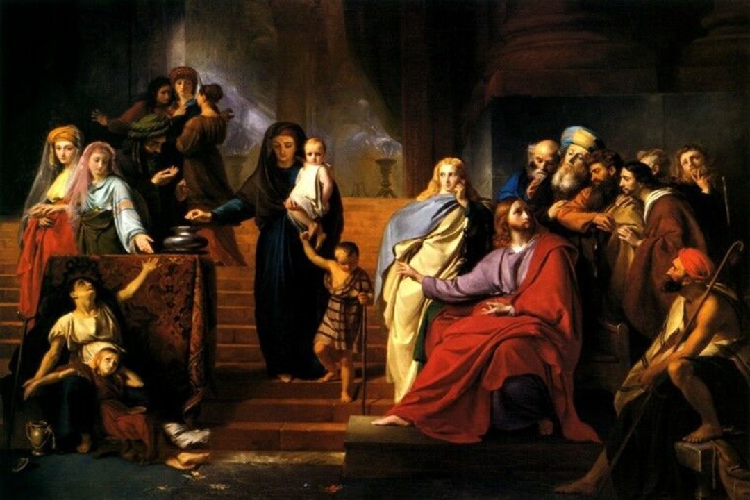 Jesus Helping The Poor