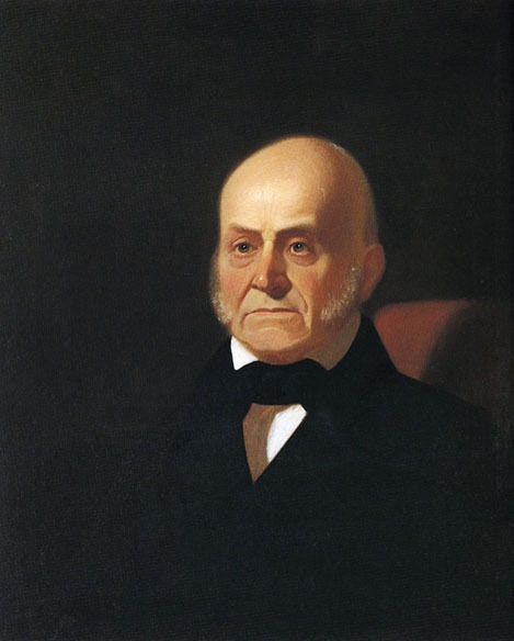 1767 John Quincy Adams Usa President Portrait American Painting Repro ...