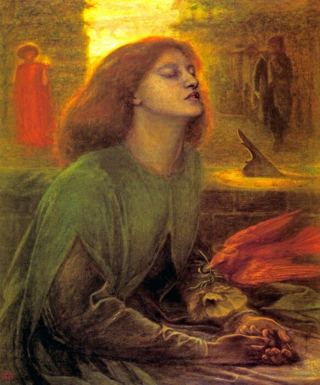 Beata Beatrix Poet Dante Alighieri's Wife Moment of Her - Etsy