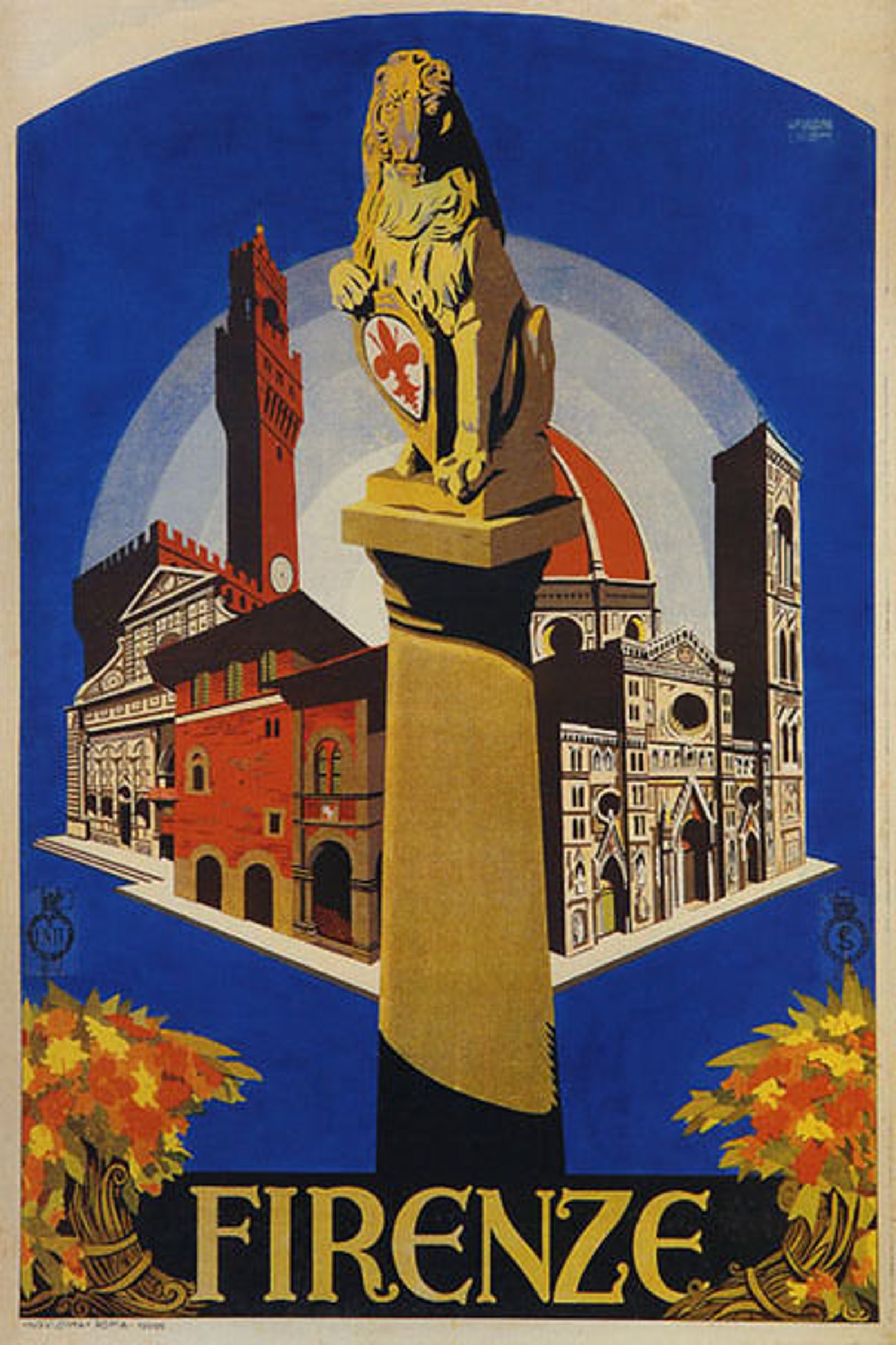 Firenze Marzocco Lion Symbol Of Florence Landmarks Italy | Etsy