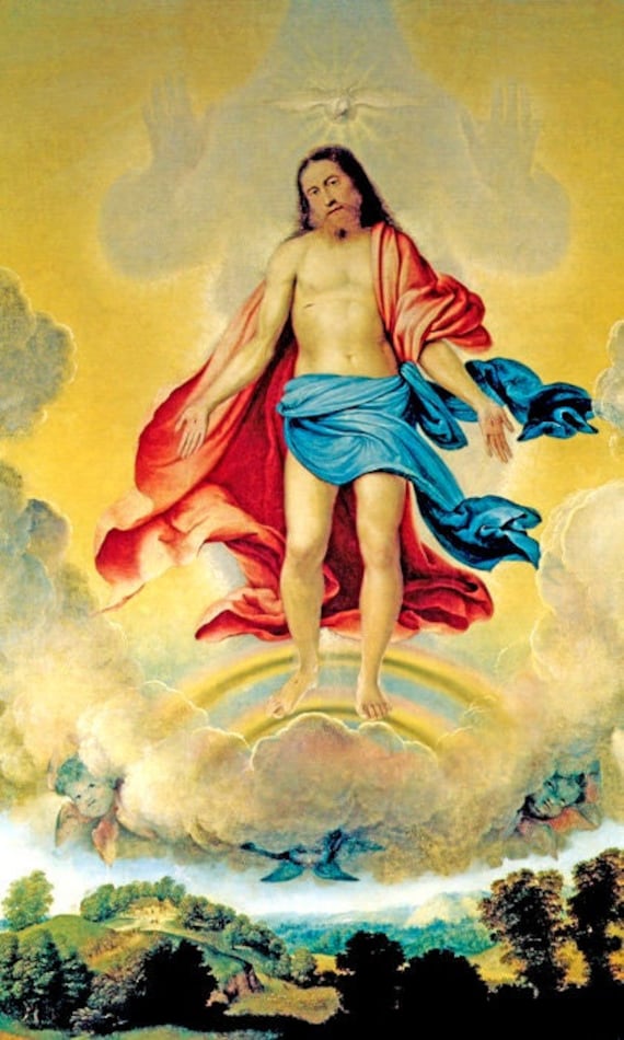 Trinity Christian God Father Son Jesus Holy Spirit by Lorenzo | Etsy