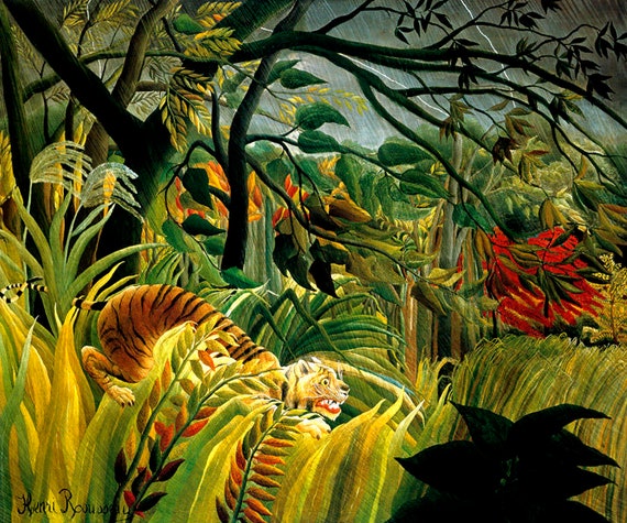 Henri Rousseau Tiger