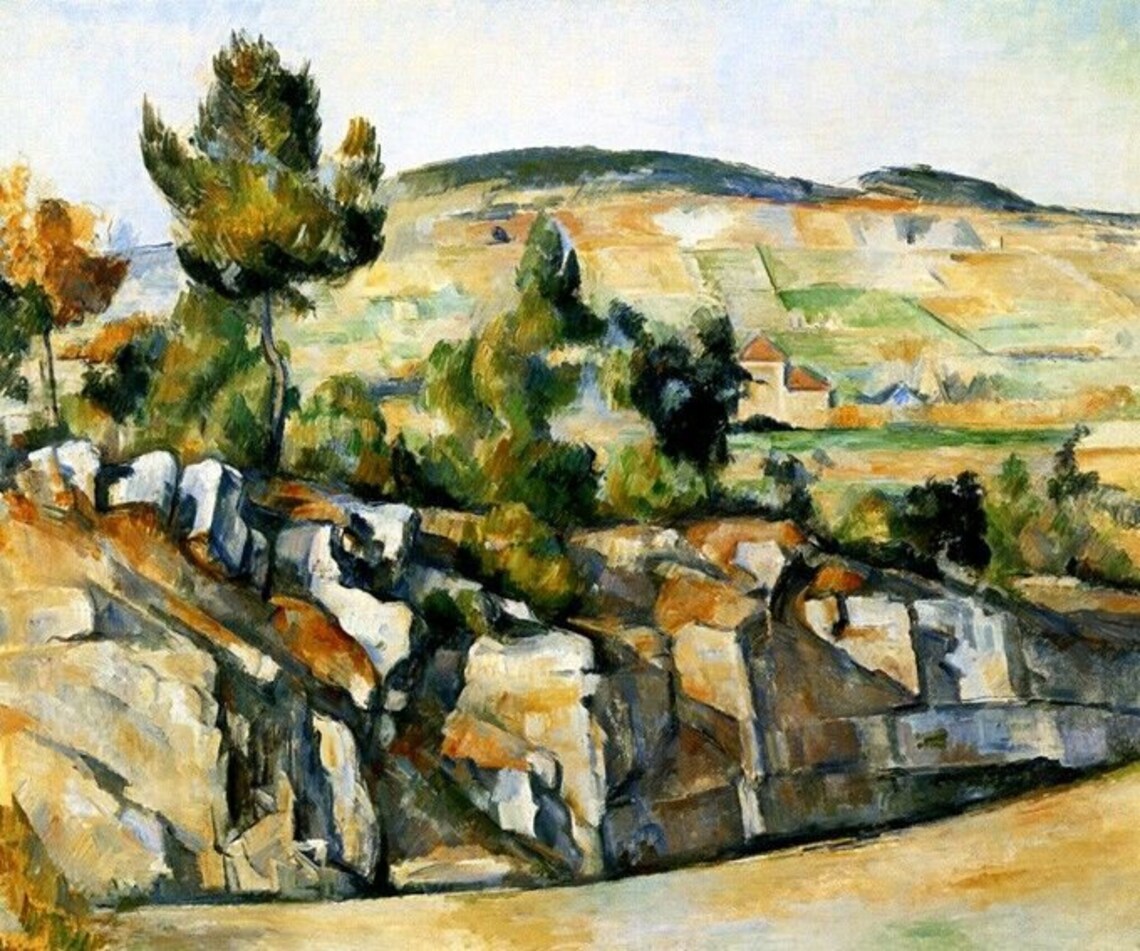 Hillside in Provence Landscape French Contryside Painting by Paul ...
