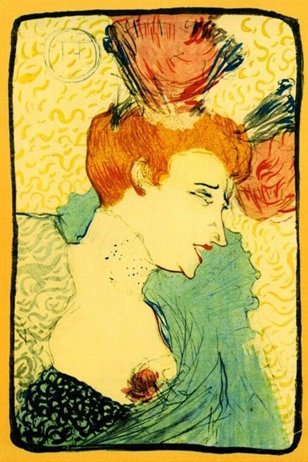 Marcelle Lender French Singer Dancer Cabaret 1895 Lautrec Vintage ...