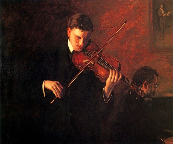 Violin Playing Paintings