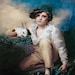 Boy and Rabbit Children Portrait Painting by Henry Raeburn Repro - Etsy