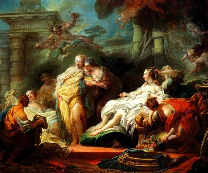 Psyche Showing Her Sisters Gifts From Cupid Mythology By | Etsy