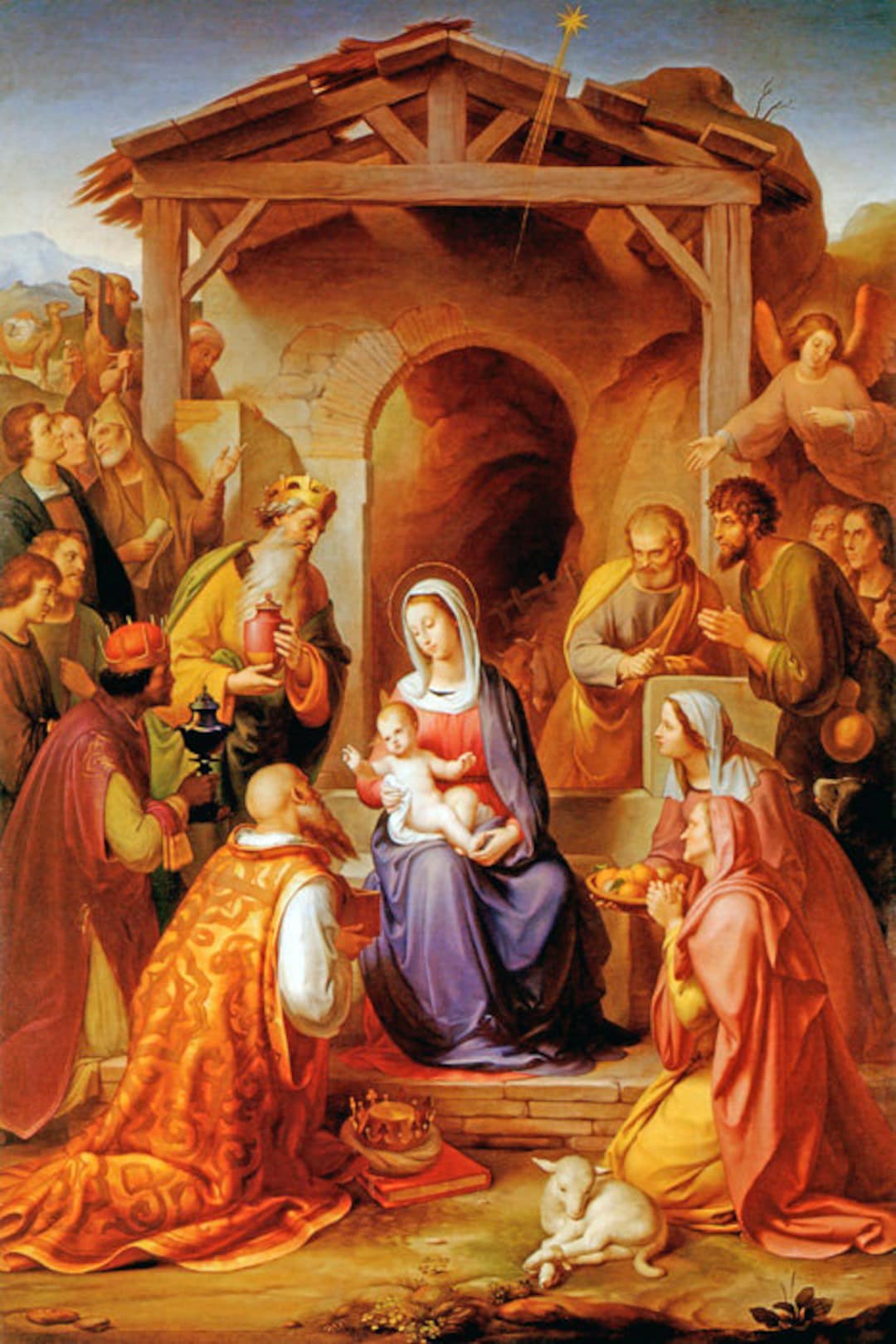 Jesus Christ Birth Painting