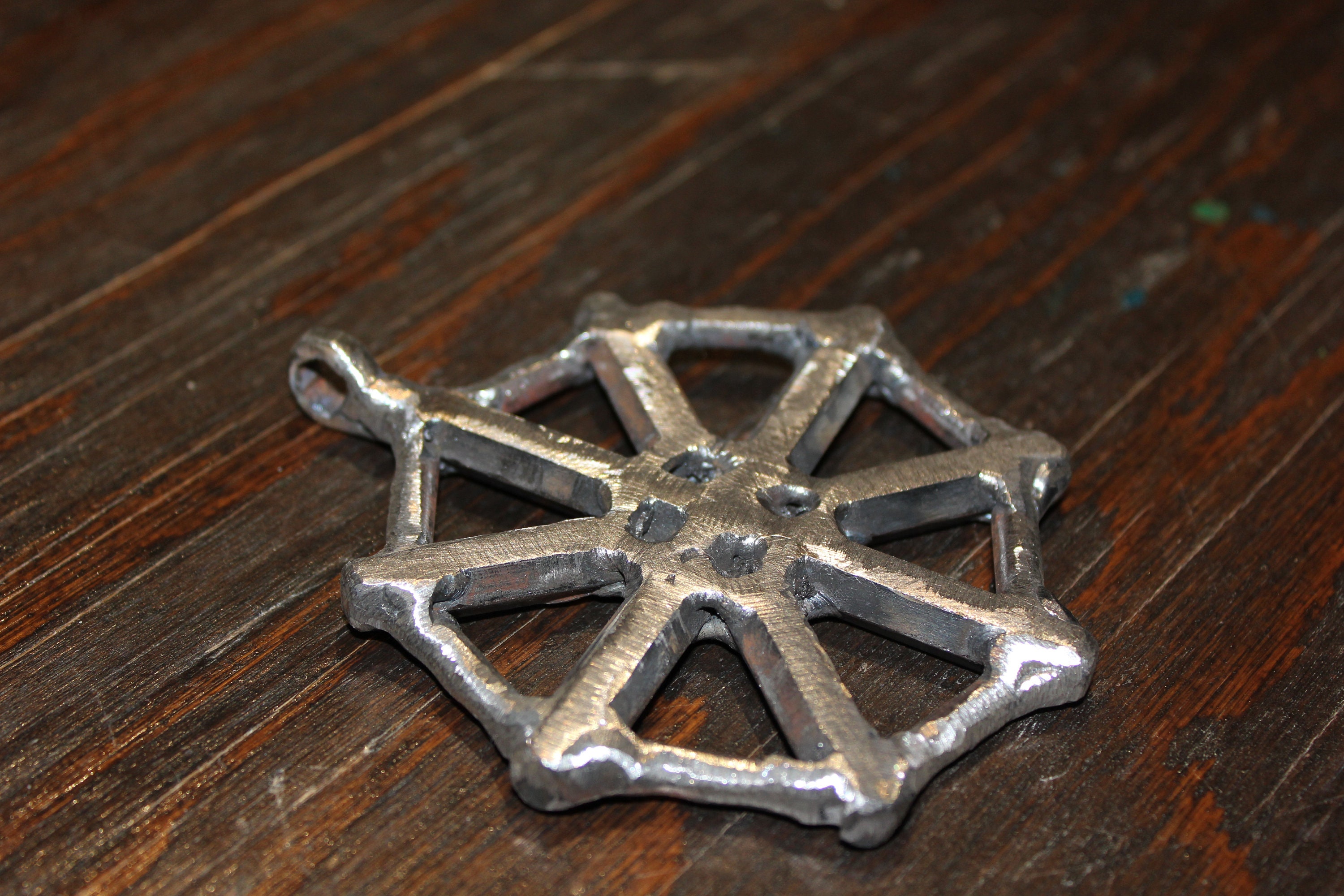 Conan the Barbarian 'wheel of Pain' Pendant in Solid Steel - Etsy