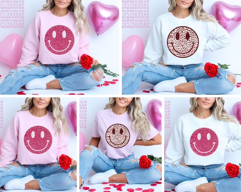 10 Preppy Pink Smileys freebies Included, Preppy Png, Png Image for ...