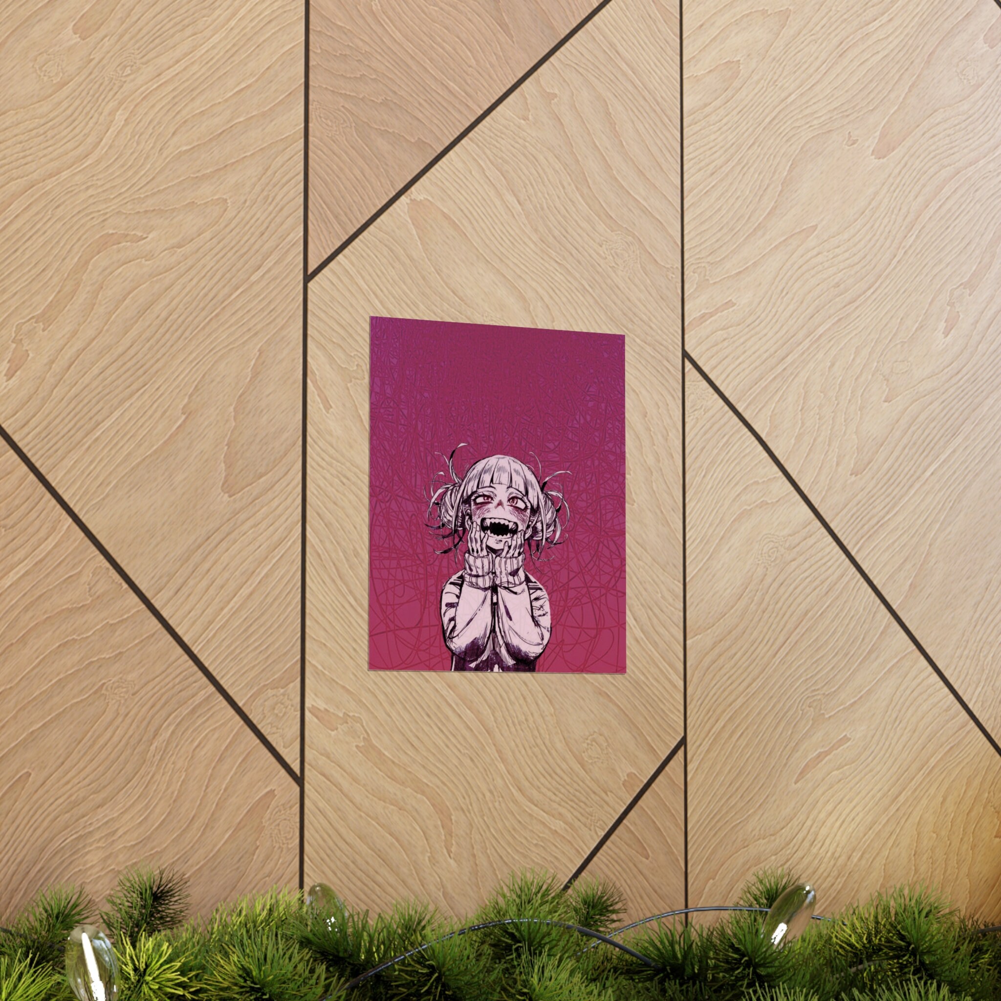 Toga Himiko My Hero Academia Anime Poster Captivating Villain Art Etsy