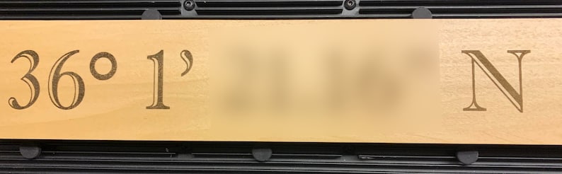 Custom Laser Engraved Home Coordinate Sign - Etsy