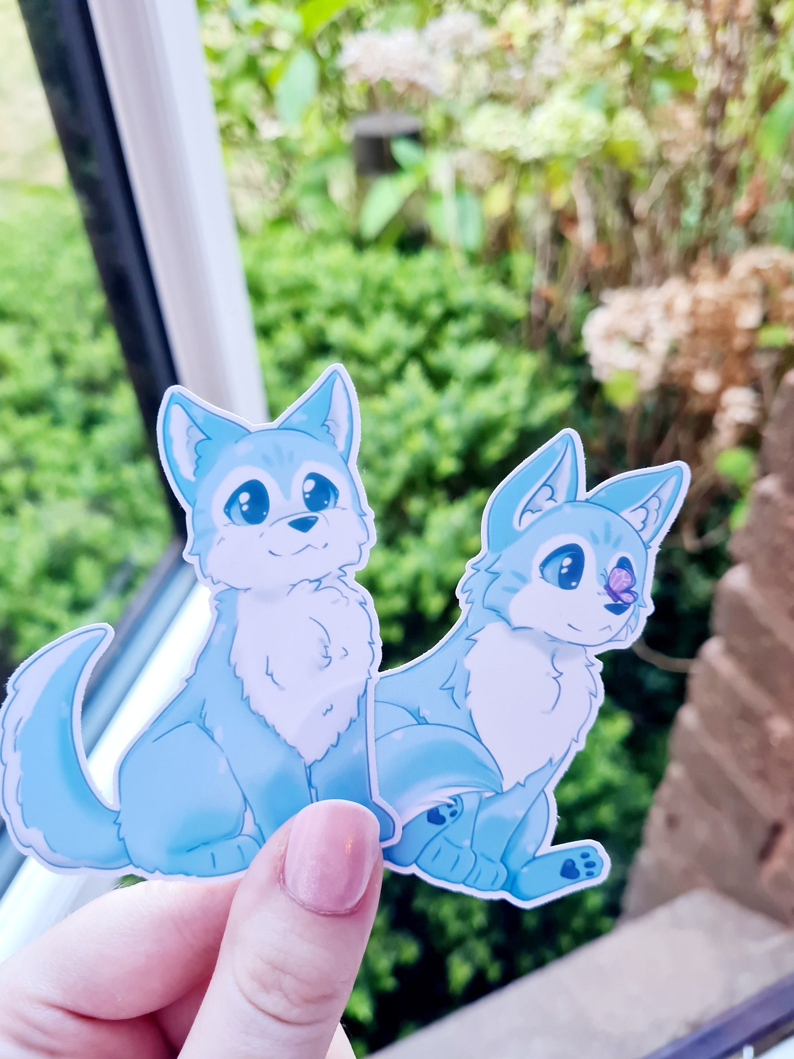 Snow Wolf Sticker Set | Die Cut Stickers/laptop Stickers/cute Vinyl ...