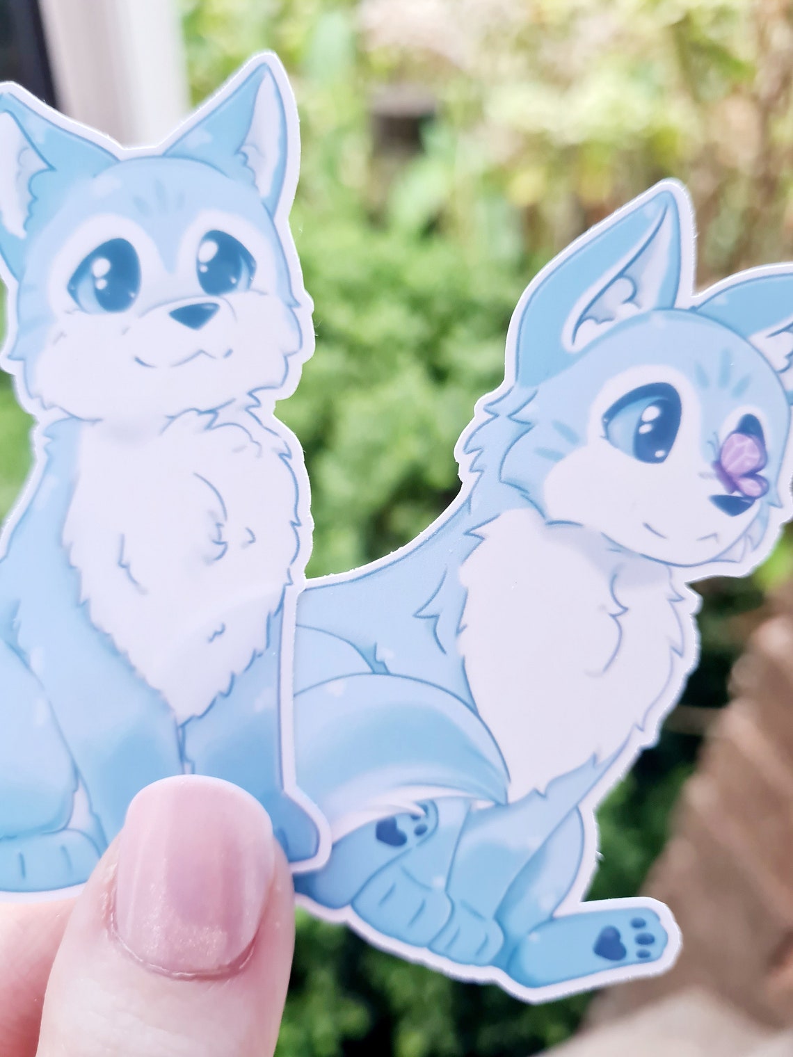 Snow Wolf Sticker Set Die Cut Stickers/laptop Stickers/cute Vinyl ...