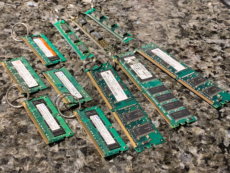 Upcycled Computer RAM Keychains - Etsy