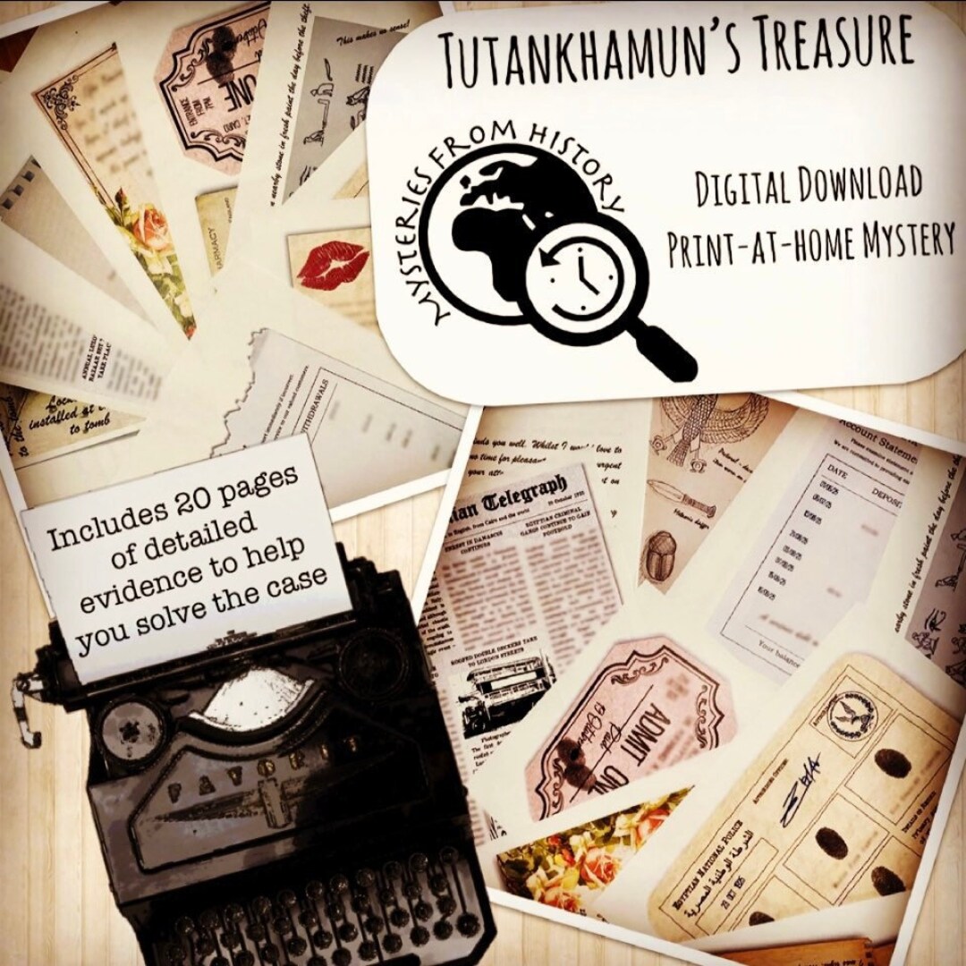 Tutankhamun's Treasure Detective Game: Printable Crime Mystery (digital Download) - Etsy