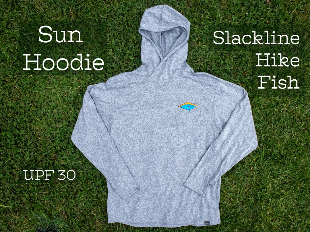 Santa Barbara Slackline Recycled Polyester Sun Hoodie for Outdoor ...