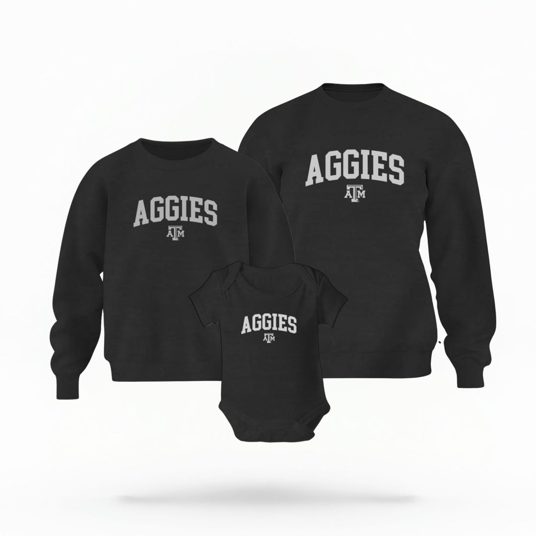 Mommy and Me Aggies Sweatshirt | Matching Adult, Kids and Toddler Sizes ...