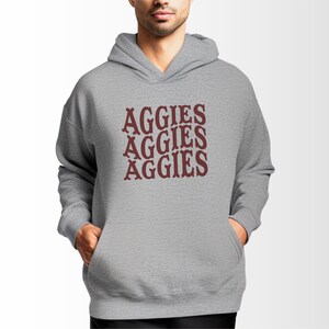 Texas A&M Aggies Aggies Aggies Western Hooded Sweatshirt | Official ...