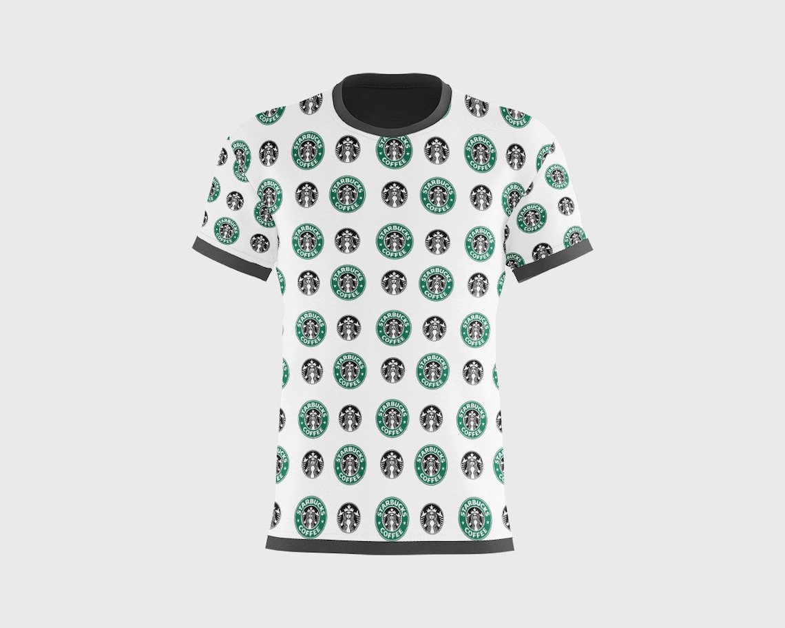 Starbucks seamless pattern digital download digital | Etsy