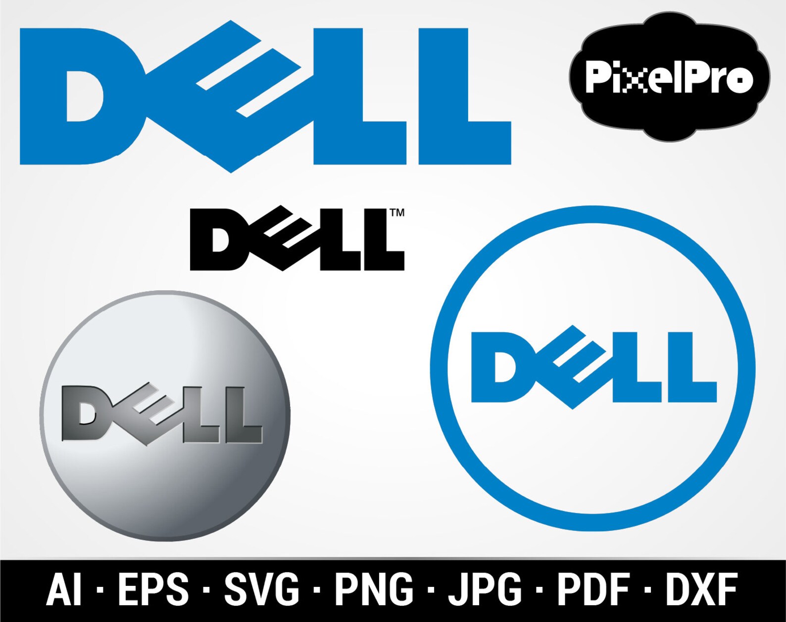 Dell Logo vector pdf/svg/jpg/svg/eps/png/ai File Dell | Etsy