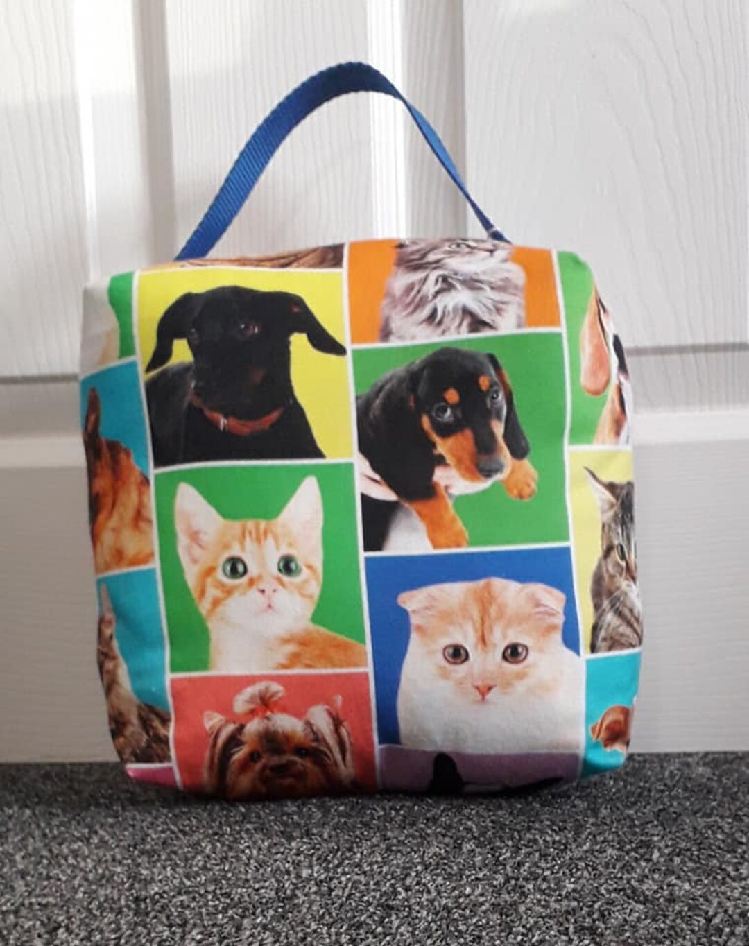 PET PATCHWORK Doorstop Door Stop Filled Complete With Carry Handle - Etsy