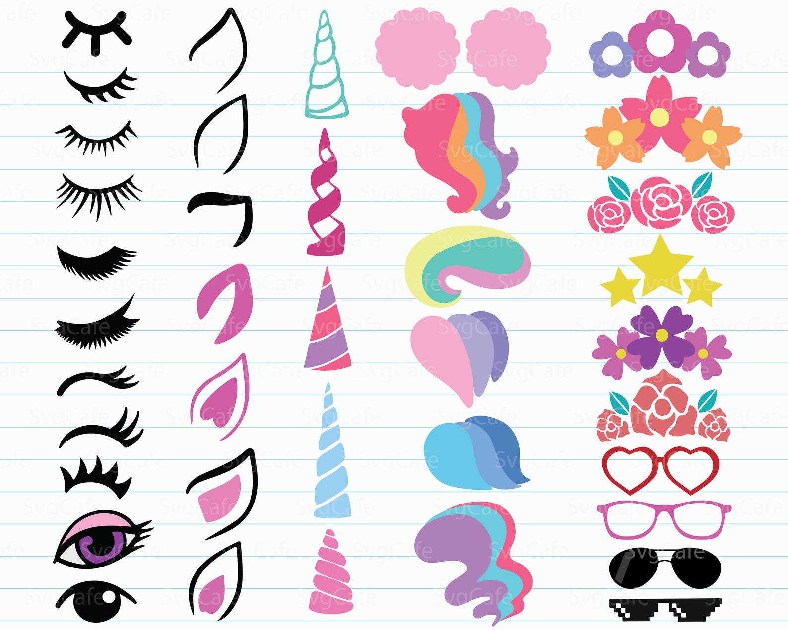 Unicorn Kit Svg Png Eps Dxf - Etsy