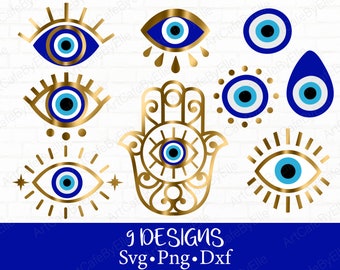 Evil Eye Svg - Etsy