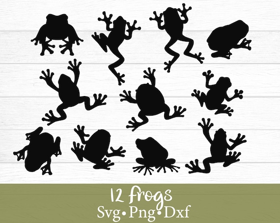 Frogs Bundle Svg Png Dxf Taod Svg - Etsy
