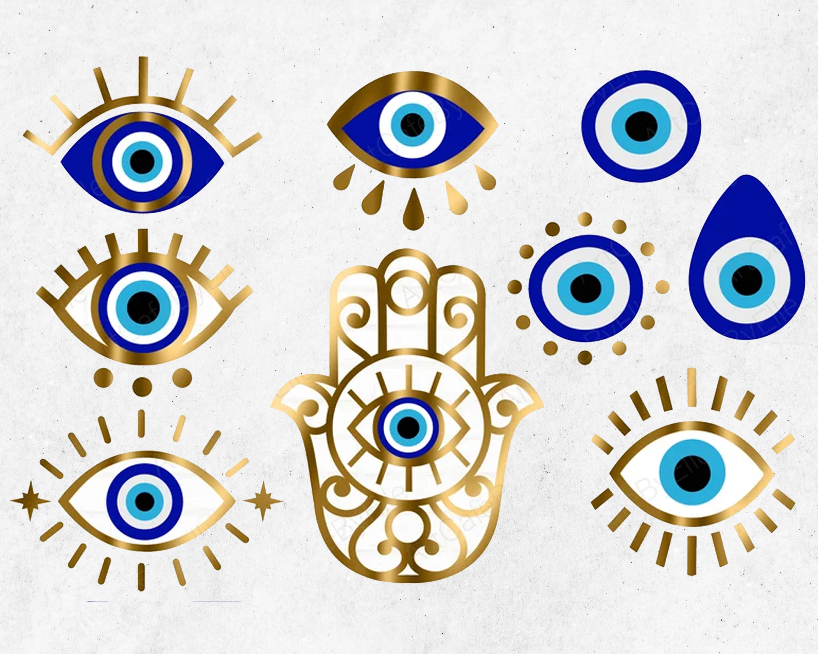 Evil Eye Bundle Svg Png Dxf Humsa Svg Cutfiles - Etsy