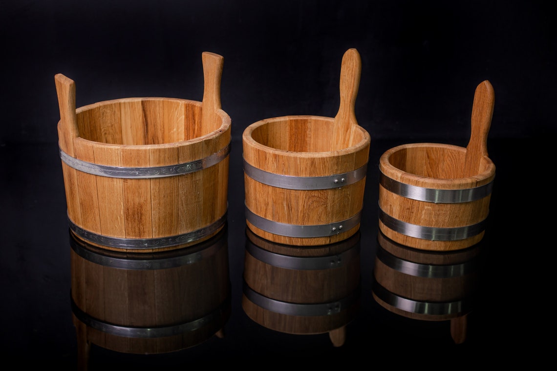 Sauna Bucket Sauna Accessories Infusion Bucket Banya Ladle | Etsy