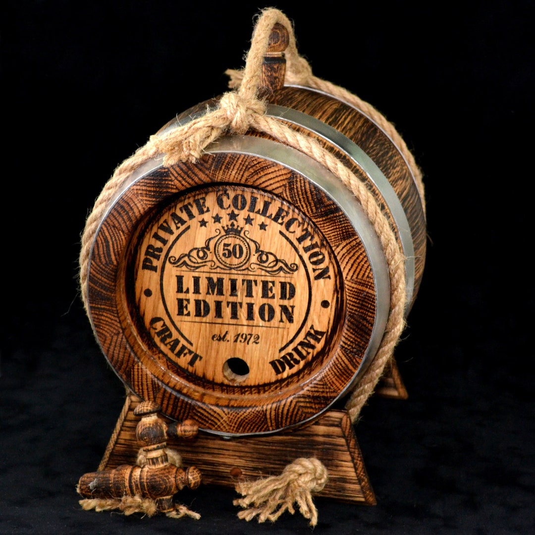 Oak Aging Barrel 1, 2, 3, 5, 10, 15 Liter Retro Barrel, Antique Rum ...