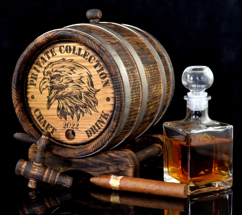 Oak Barrel, Personalized Oak Cask 1, 2, 3, 5, 10, 15 Liter, Aging ...